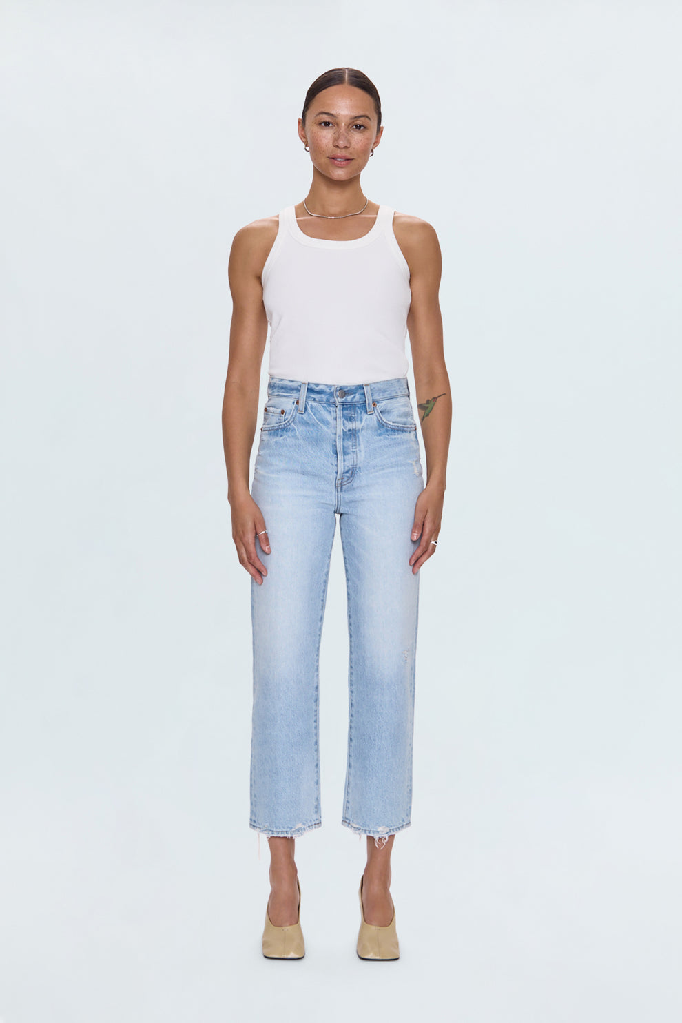 Cassie Super High Rise Straight Jean - Radiant Vintage – Pistola Denim