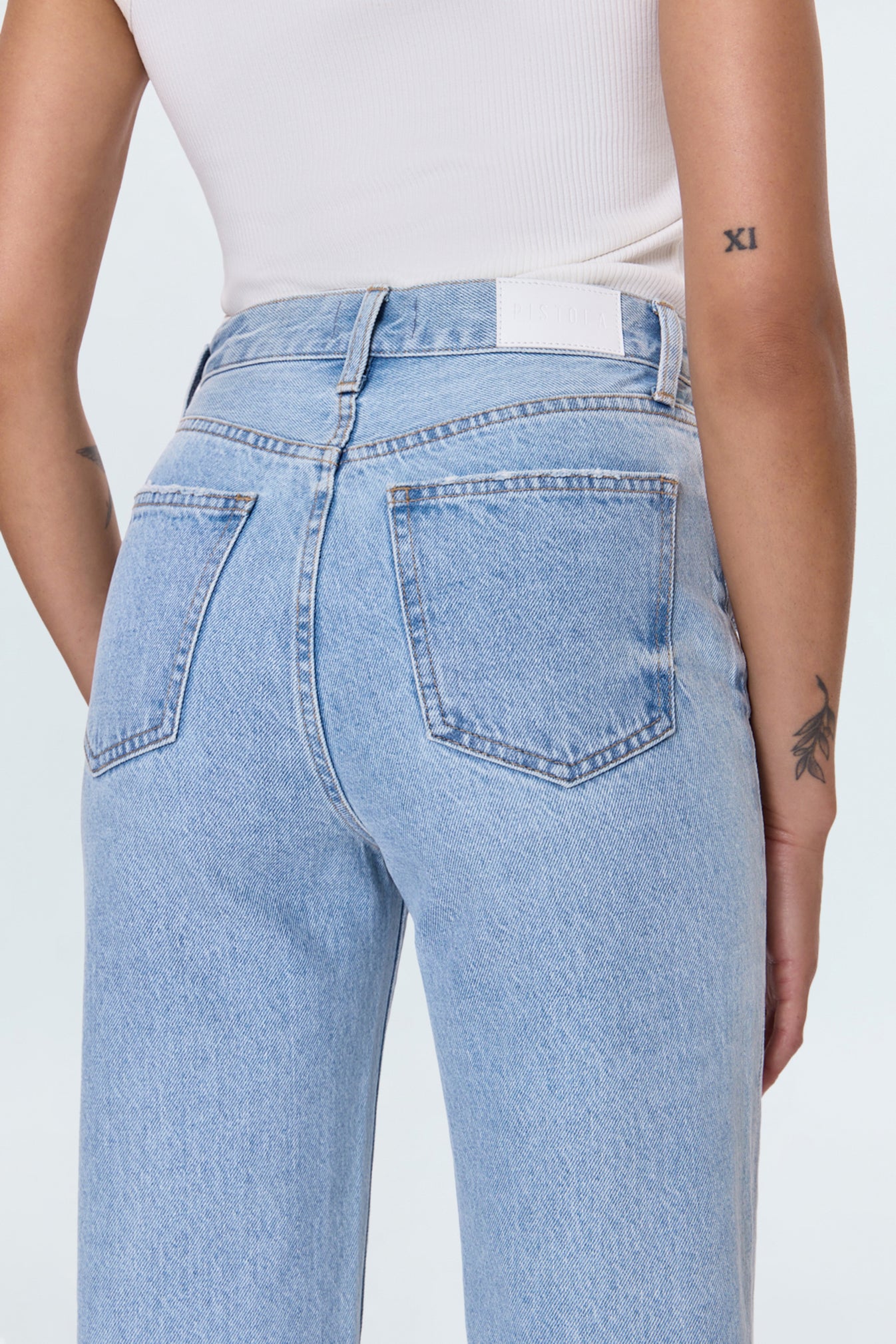 Cassie Super High Rise Straight Jean - Radiant Vintage – Pistola Denim