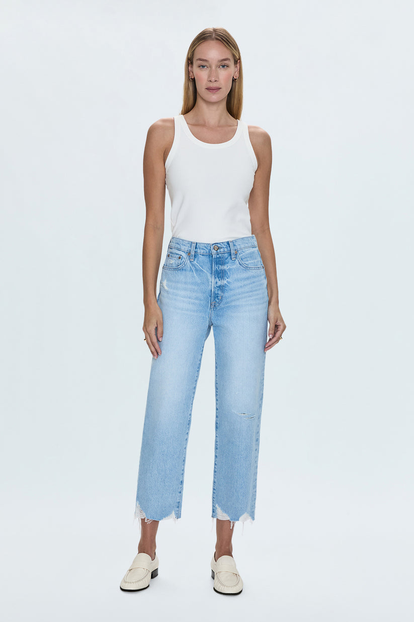 Cassie Super High Rise Straight Jean - Leisure Vintage – Pistola Denim