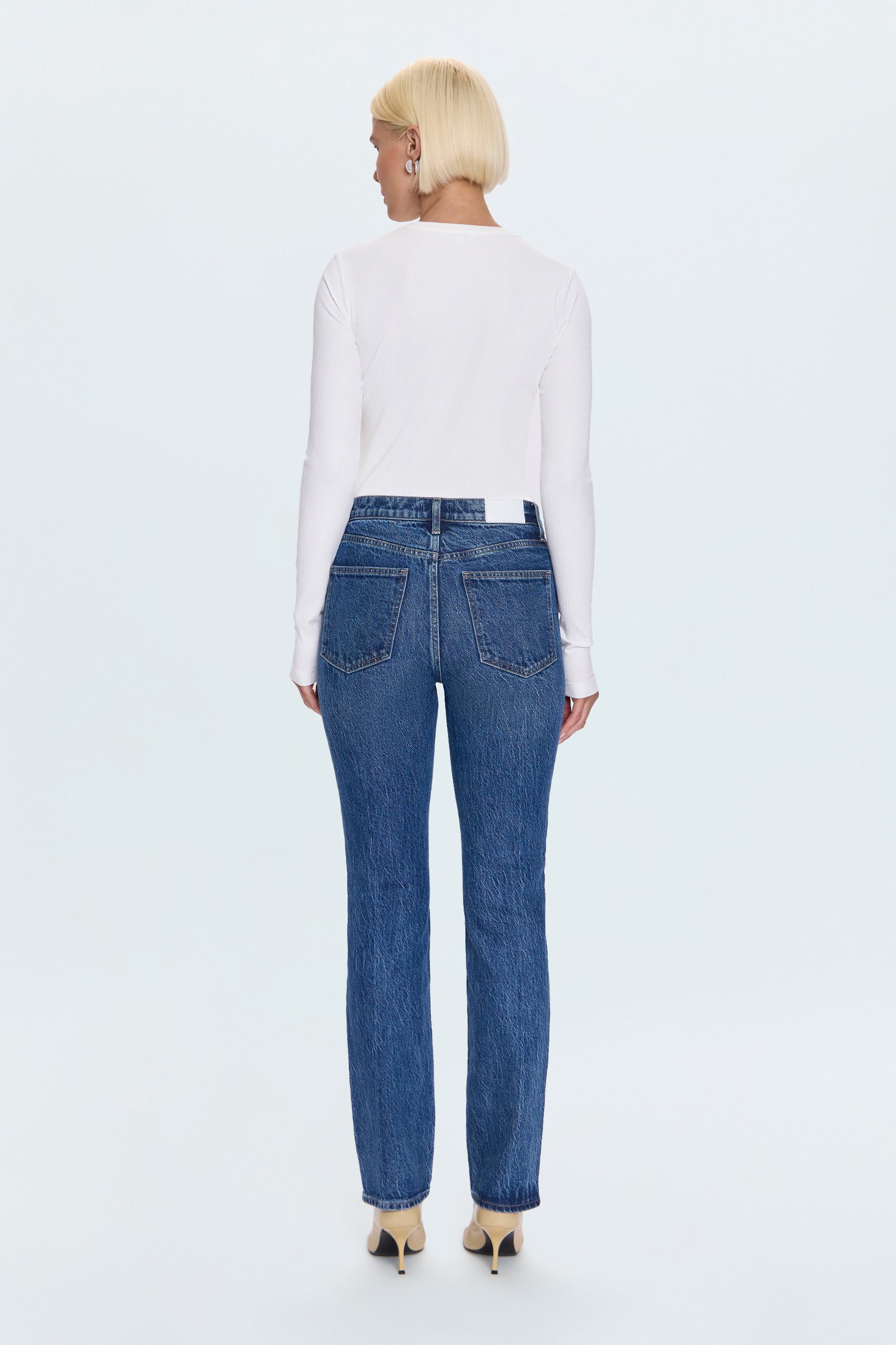 Bri High Rise Slim Straight Jean - Victory – Pistola Denim