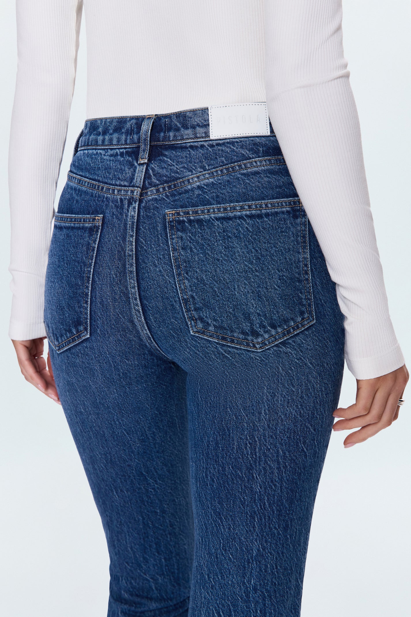 Bri High Rise Slim Straight Jean - Victory – Pistola Denim