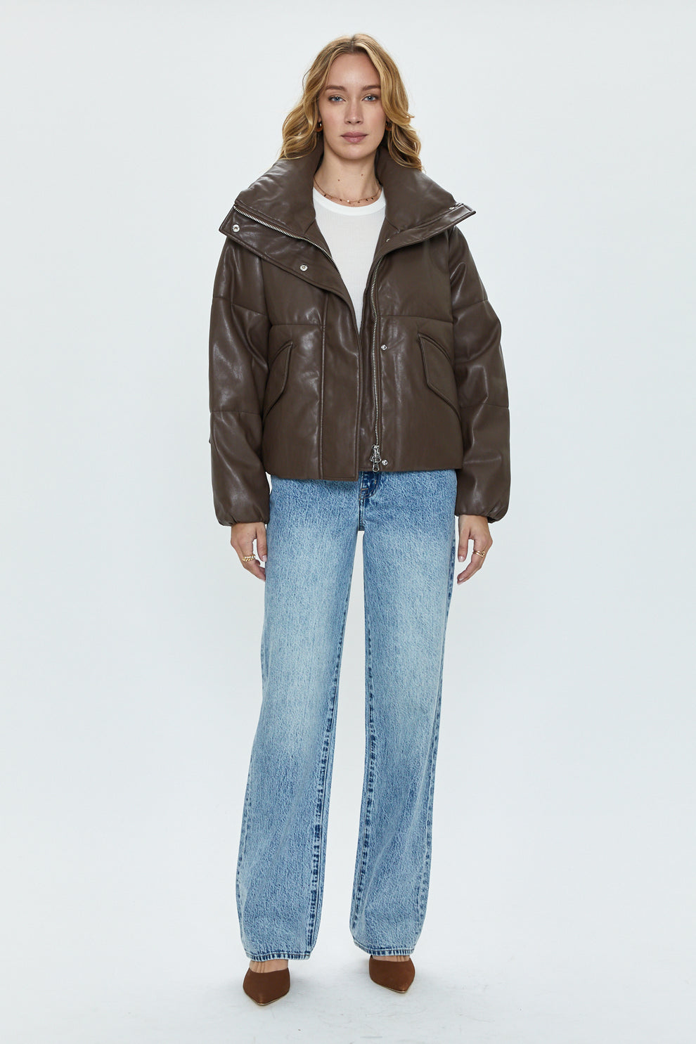 Donovan Puffer Jacket - Espresso – Pistola Denim