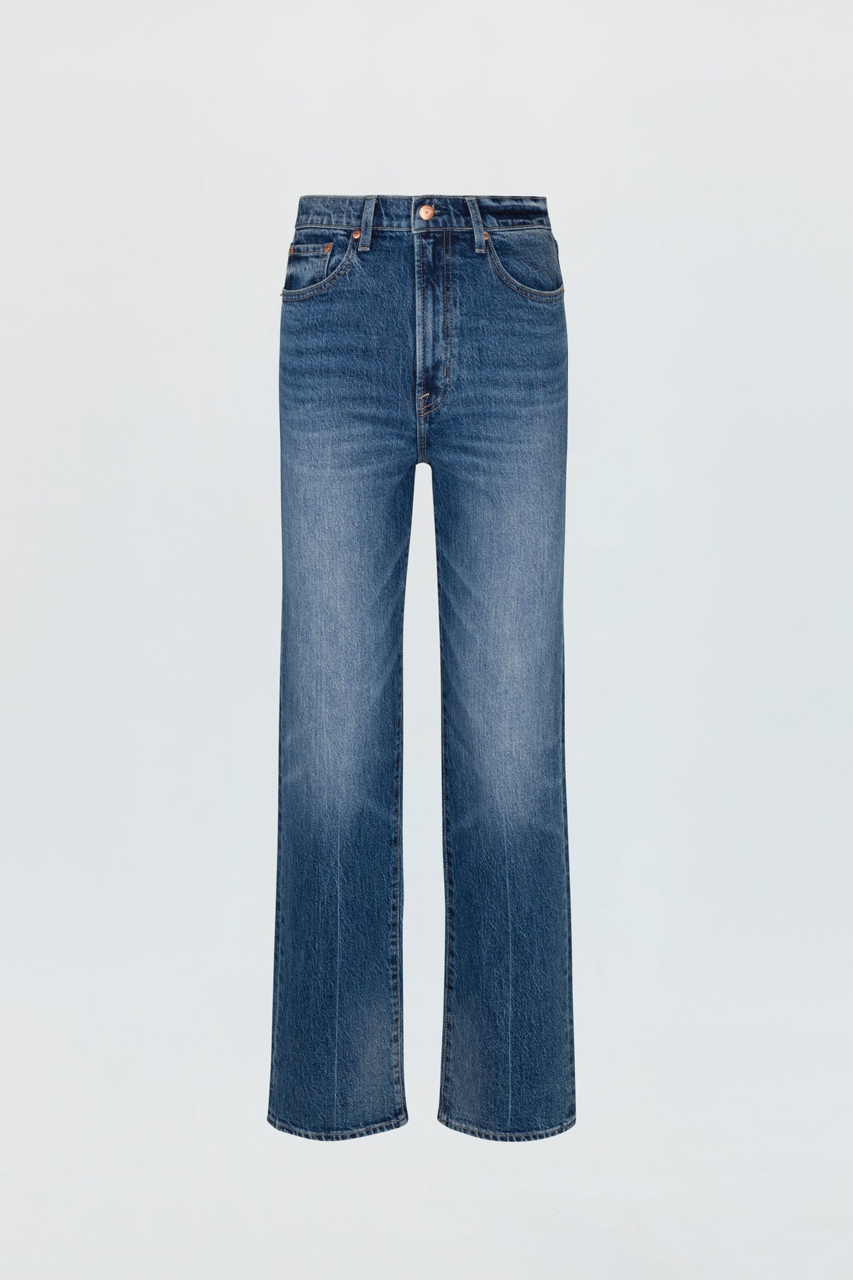 Cassie Super High Rise Straight Jean - Palladium – Pistola Denim