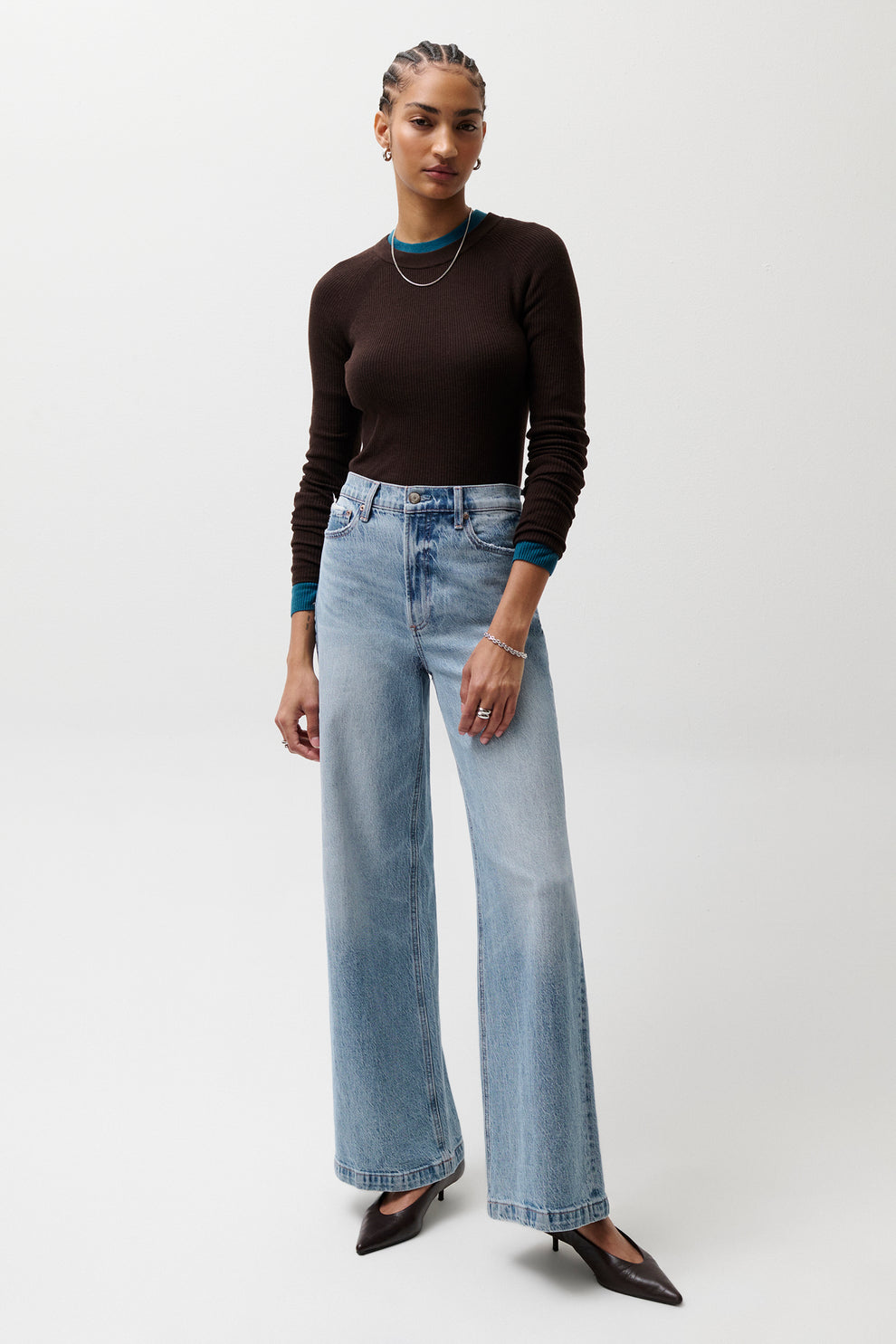 Lana High Rise Ultra Wide Leg Jean - Break – Pistola Denim