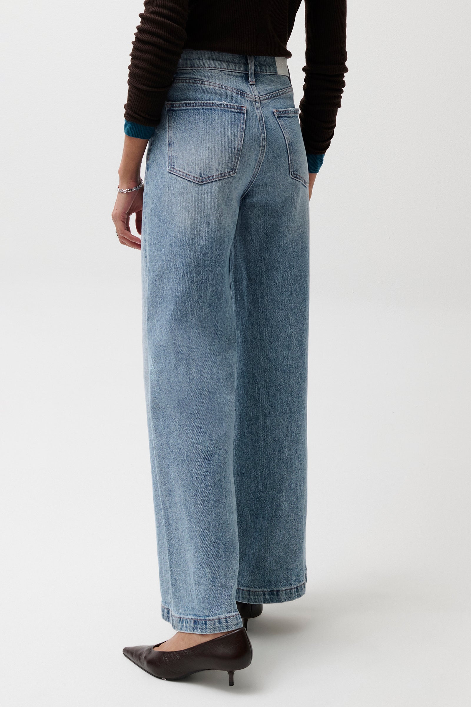 Lana High Rise Ultra Wide Leg Jean - Break – Pistola Denim