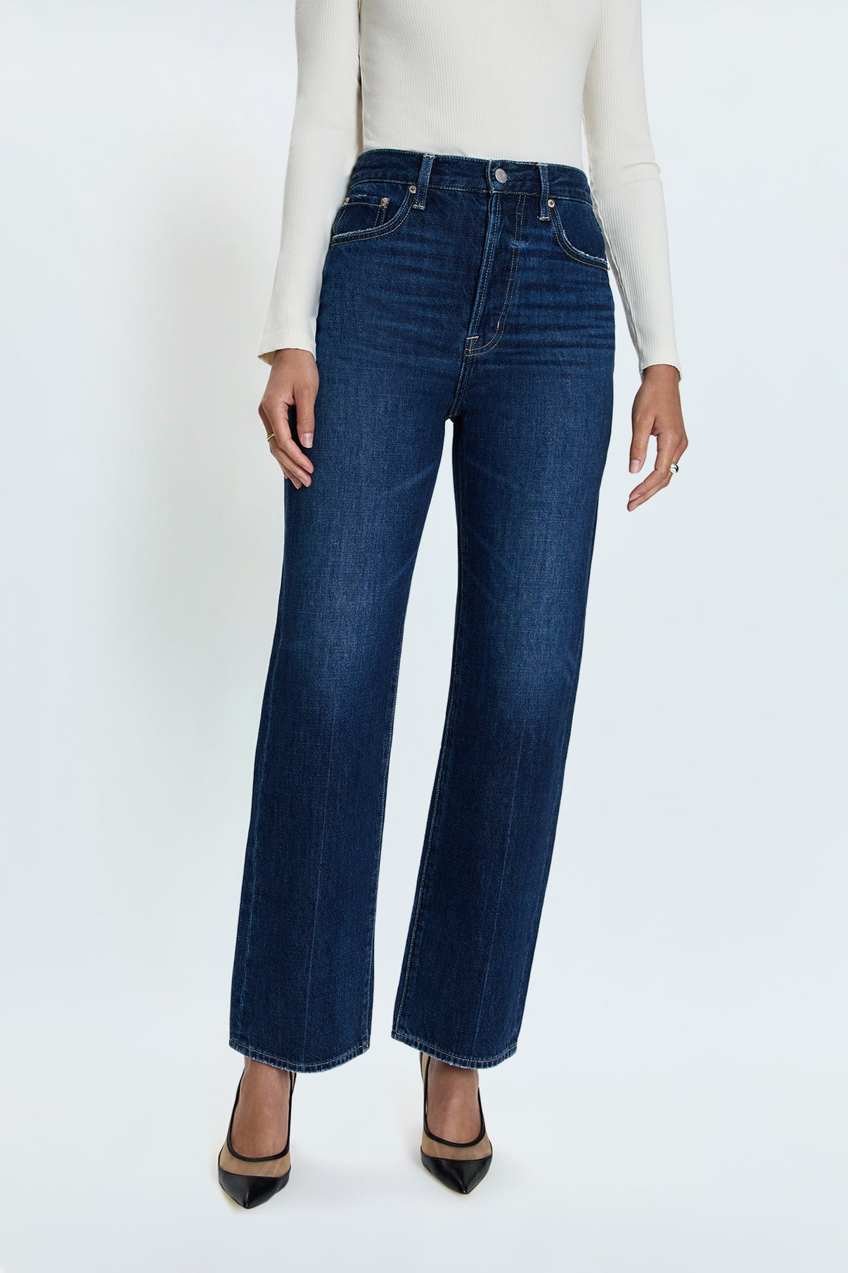 PETITE Cassie Super High Rise Straight Jean - Cultivate – Pistola Denim