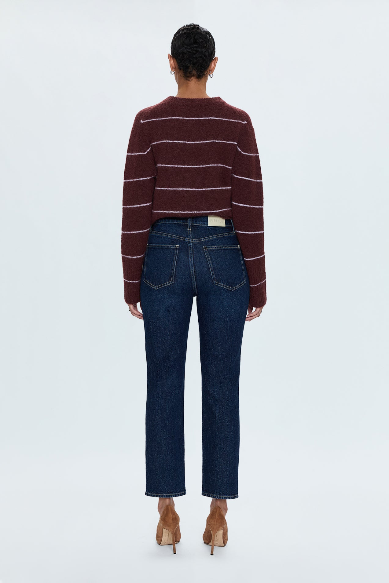 Bri High Rise Slim Straight Jean - Focus – Pistola Denim