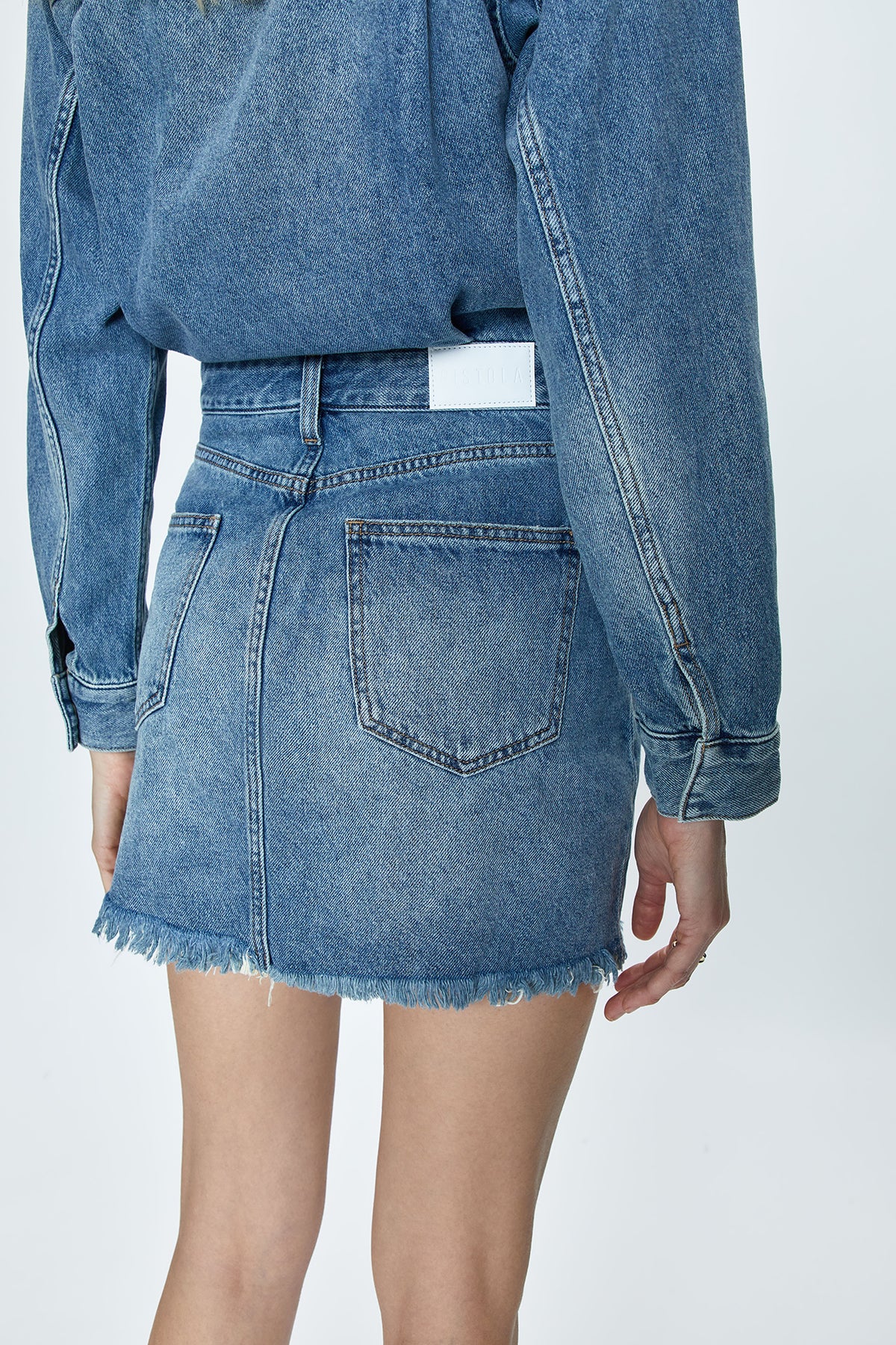 Nina Long Sleeve Mini Dress - Cara – Pistola Denim