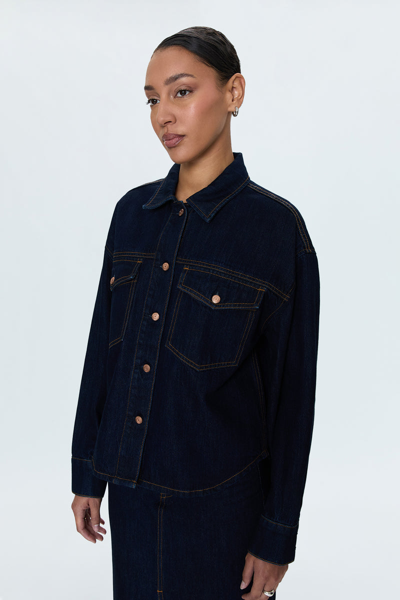 Mandy Denim Shacket - Countdown – Pistola Denim